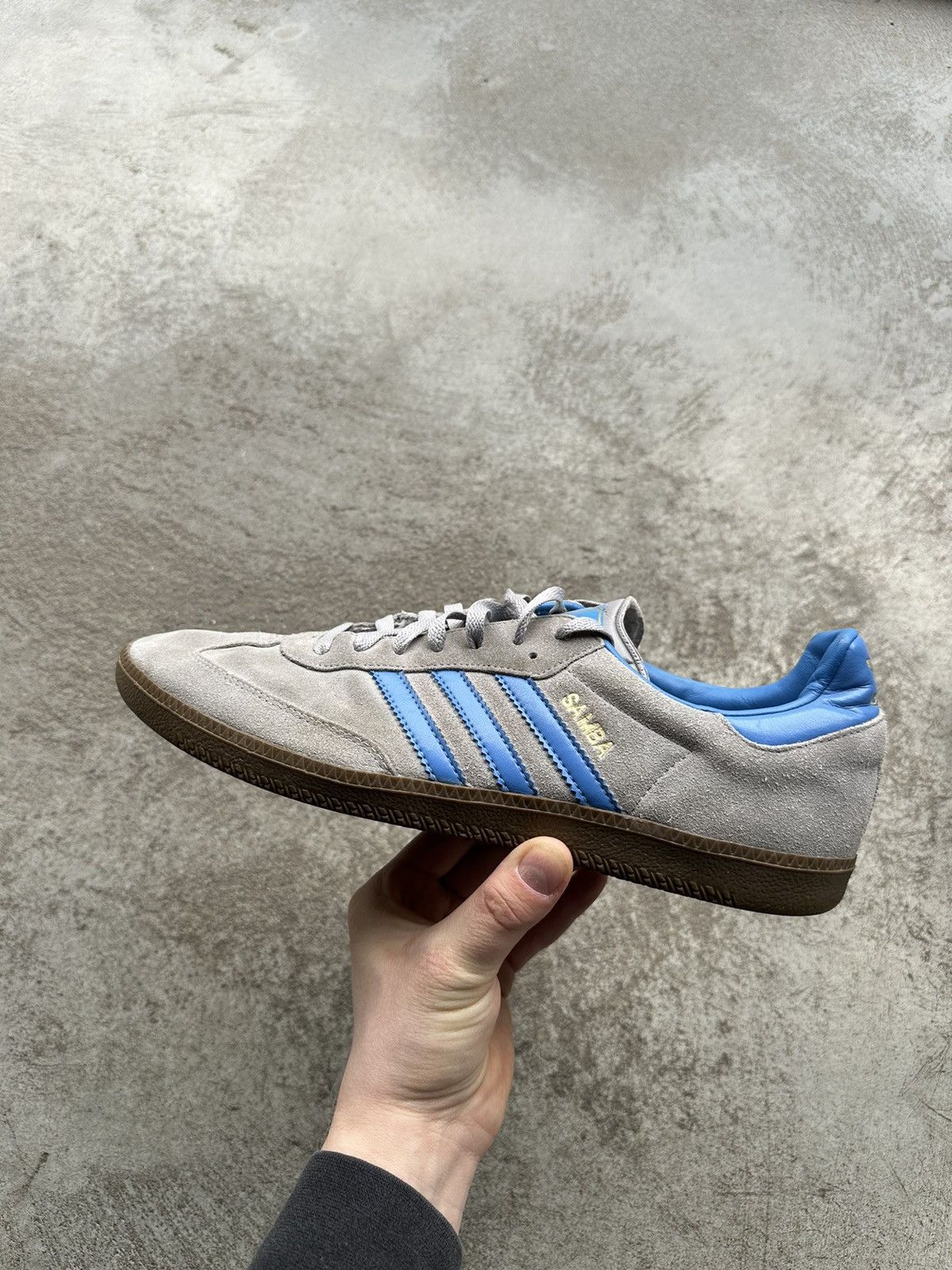 Adidas Adidas Samba Grey Low Hype | Grailed