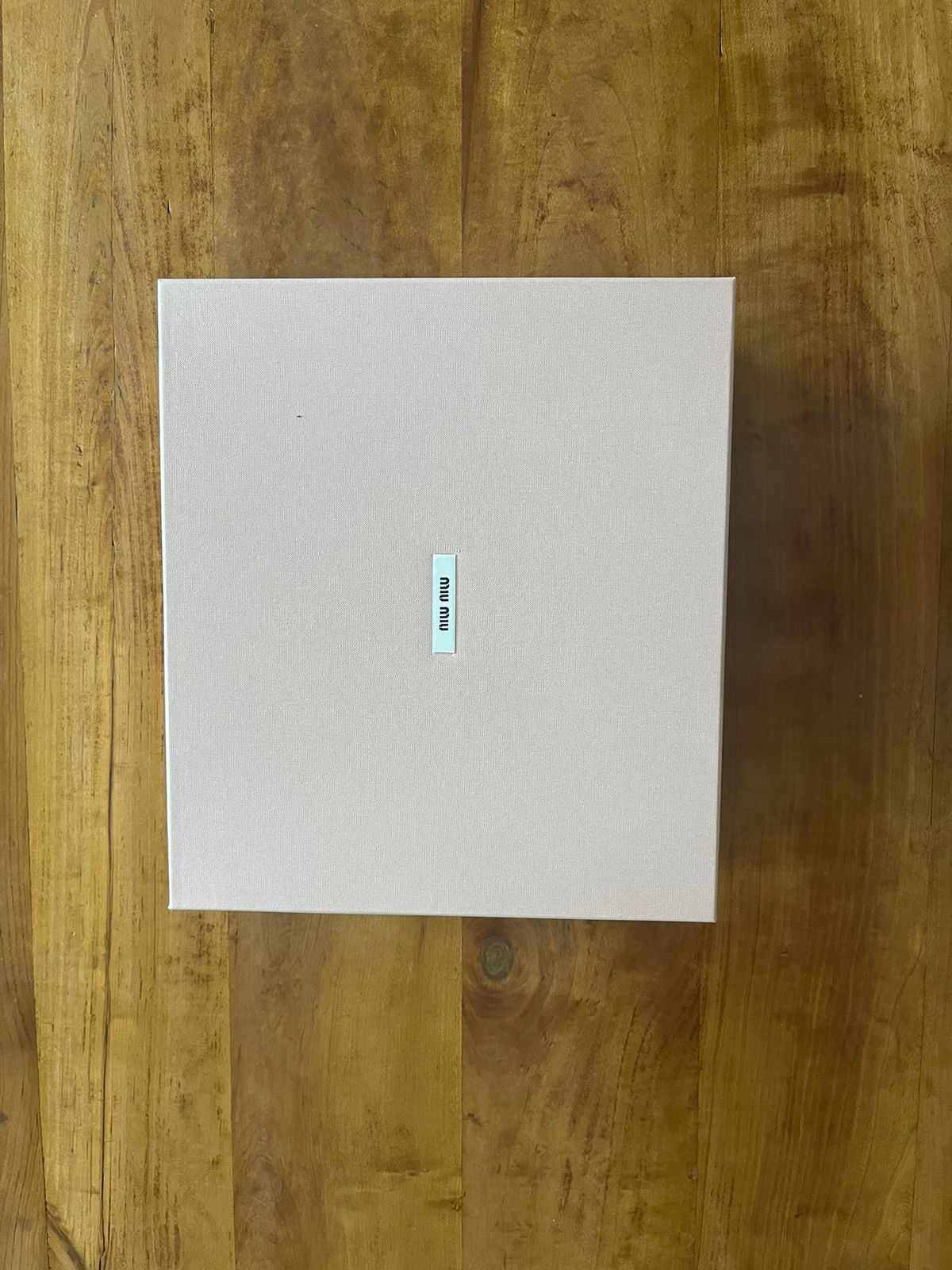 Miu Miu Miu Miu gift / storage / shoe empty designer box (size 34 ...