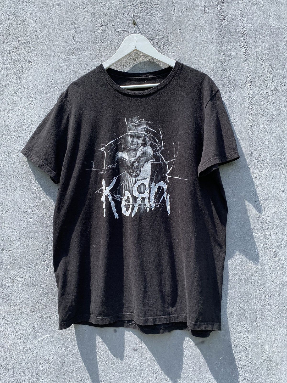 Band Tees × Rock T Shirt × Vintage Vintage 2000s KORN Punk Metal Band T ...