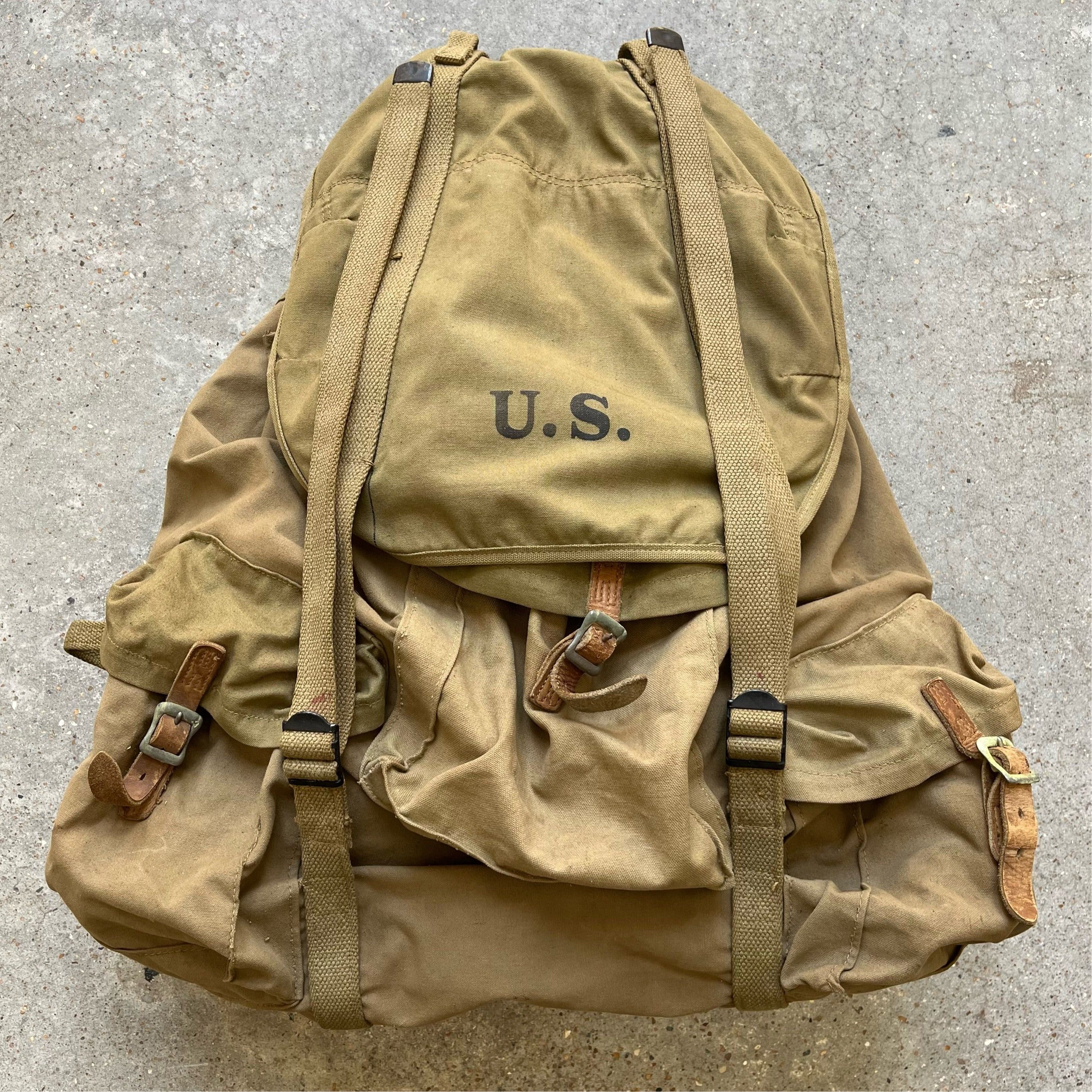 Vintage 1943 US Military WWII Rucksack Backpack | Grailed