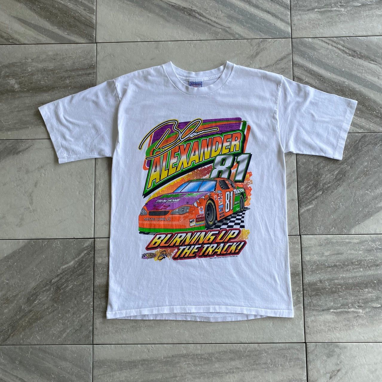 NASCAR × Vintage Vintage NASCAR Blaise Alexander Racing Tee | Grailed
