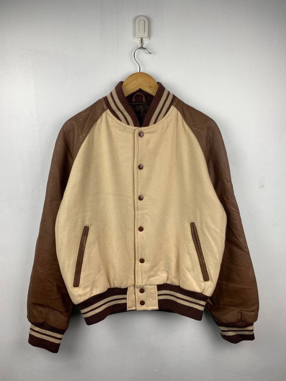 Vintage RARE Vintage 1958 Classical Elegance Brown Varsity Jacket | Grailed