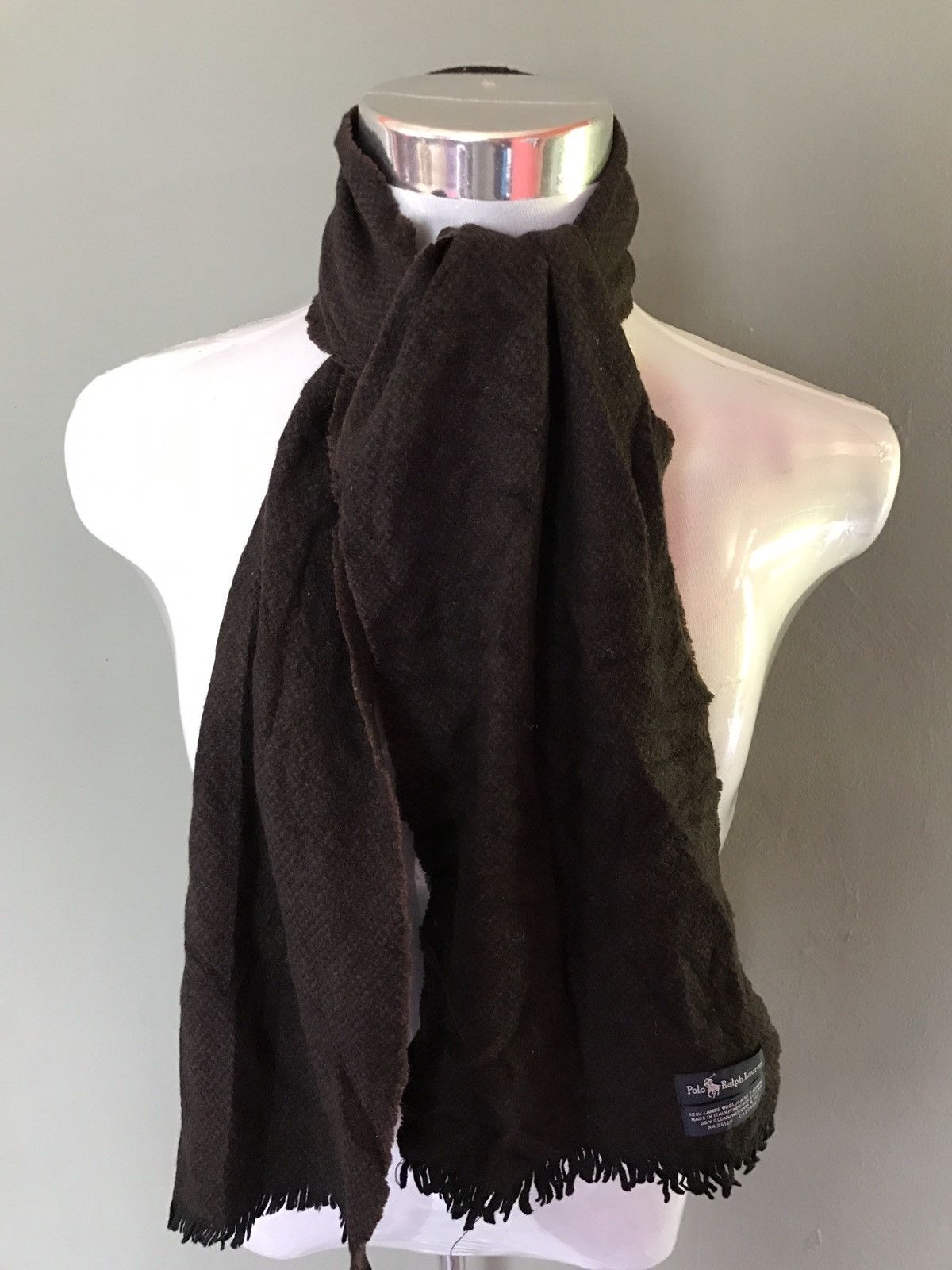 Polo Ralph Lauren POLO by RALPH LAUREN LAMBSWOOL NECK MUFLER SCARF ...