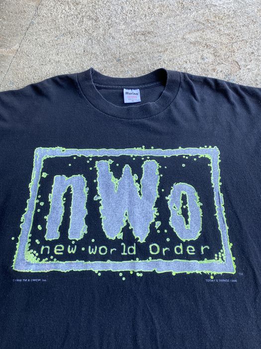 Vintage Vintage 90’s NWO Wrestling Logo Graphic T Shirt | Grailed