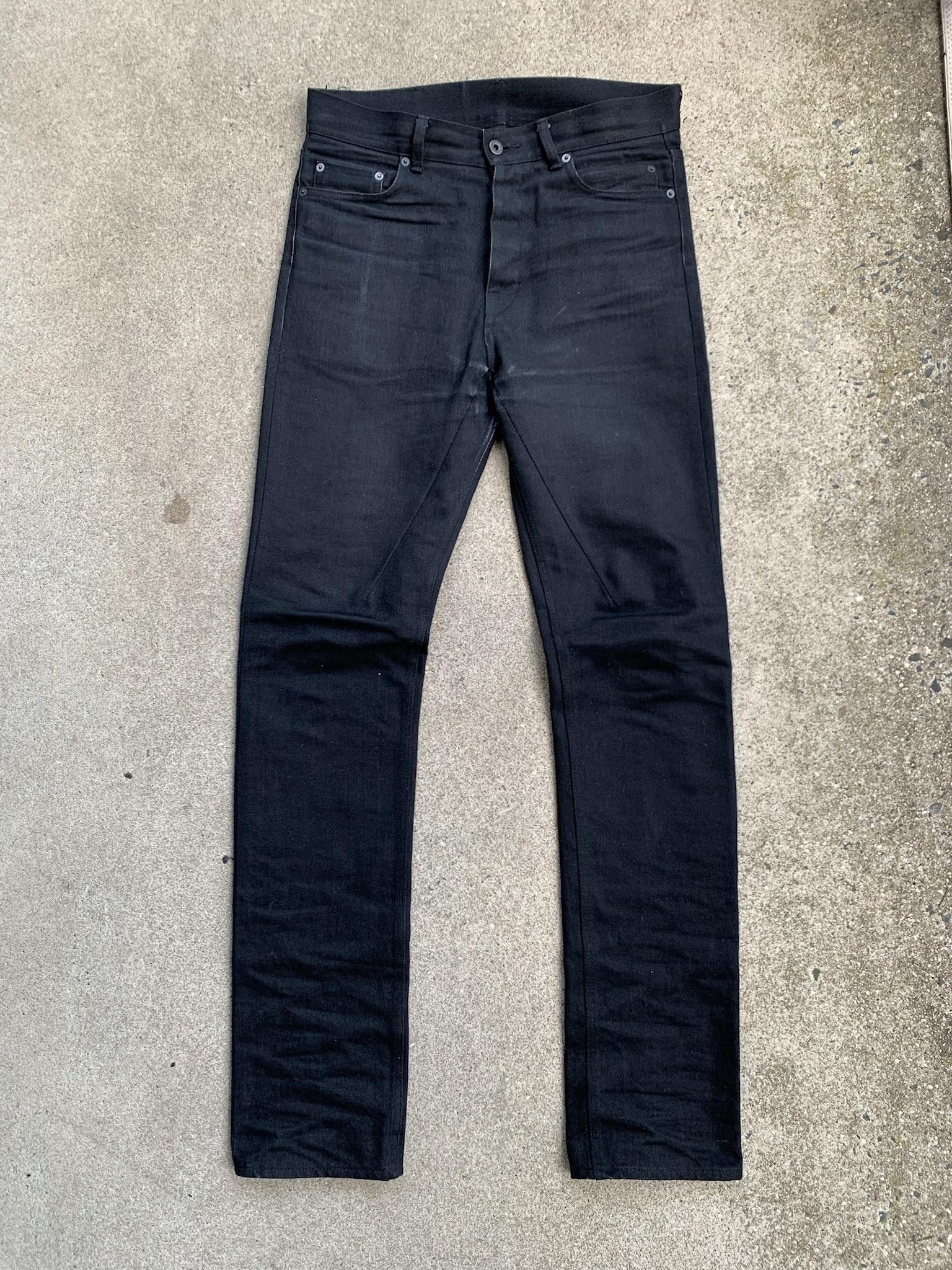 Rick Owens × Rick Owens Drkshdw Rick Owens Duke Cut 13.75oz Japanese ...