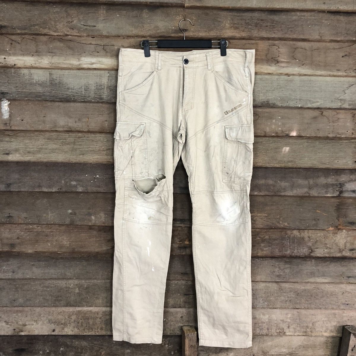 Japanese Brand × Streetwear × Vintage Gladiator Light Brown Multipocket ...