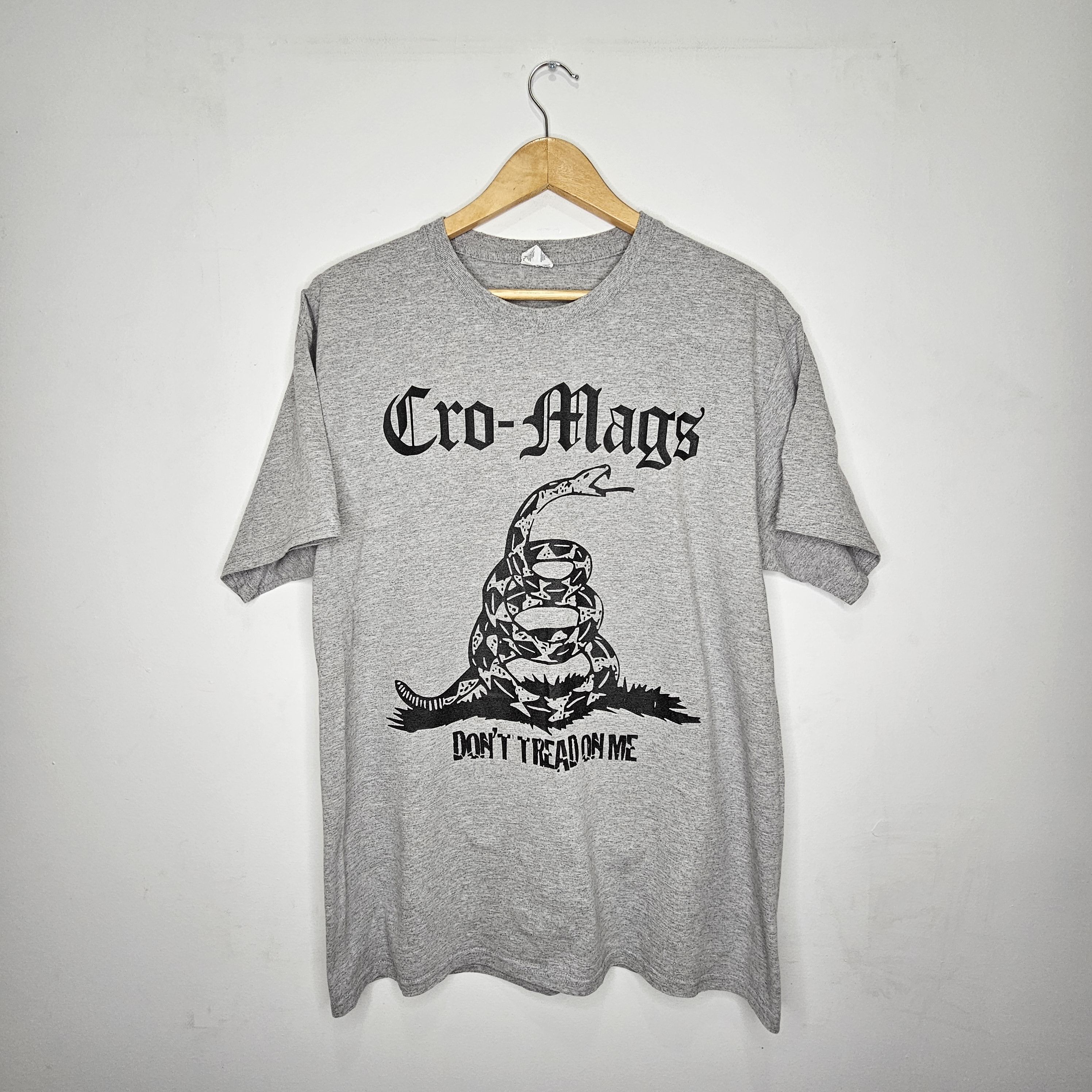 Band Tees × Streetwear × Vintage Cro Mags ' Don't Tread On Me' vintage ...