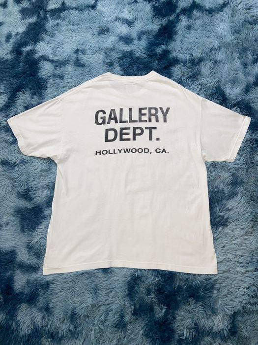 Gallery Dept. Gallery Dept. Souvenir Tee Hollywood CA Logo T-Shirt White | Grailed