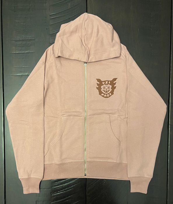 Human Made Lil Uzi Vert Human Made Pink Zip Up Hoodie | Grailed