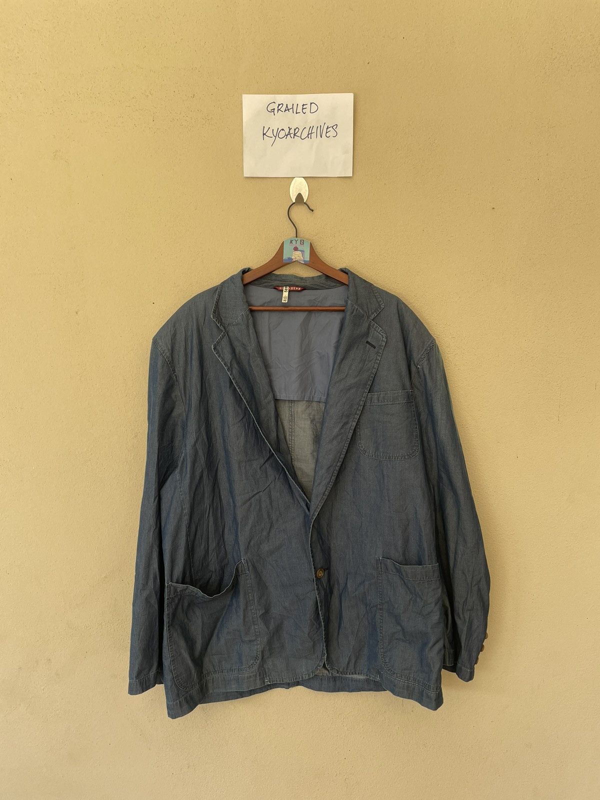 Japanese Brand × Streetwear × Vintage VINTAGE RUFF HEWN SEASONED DENIM ...