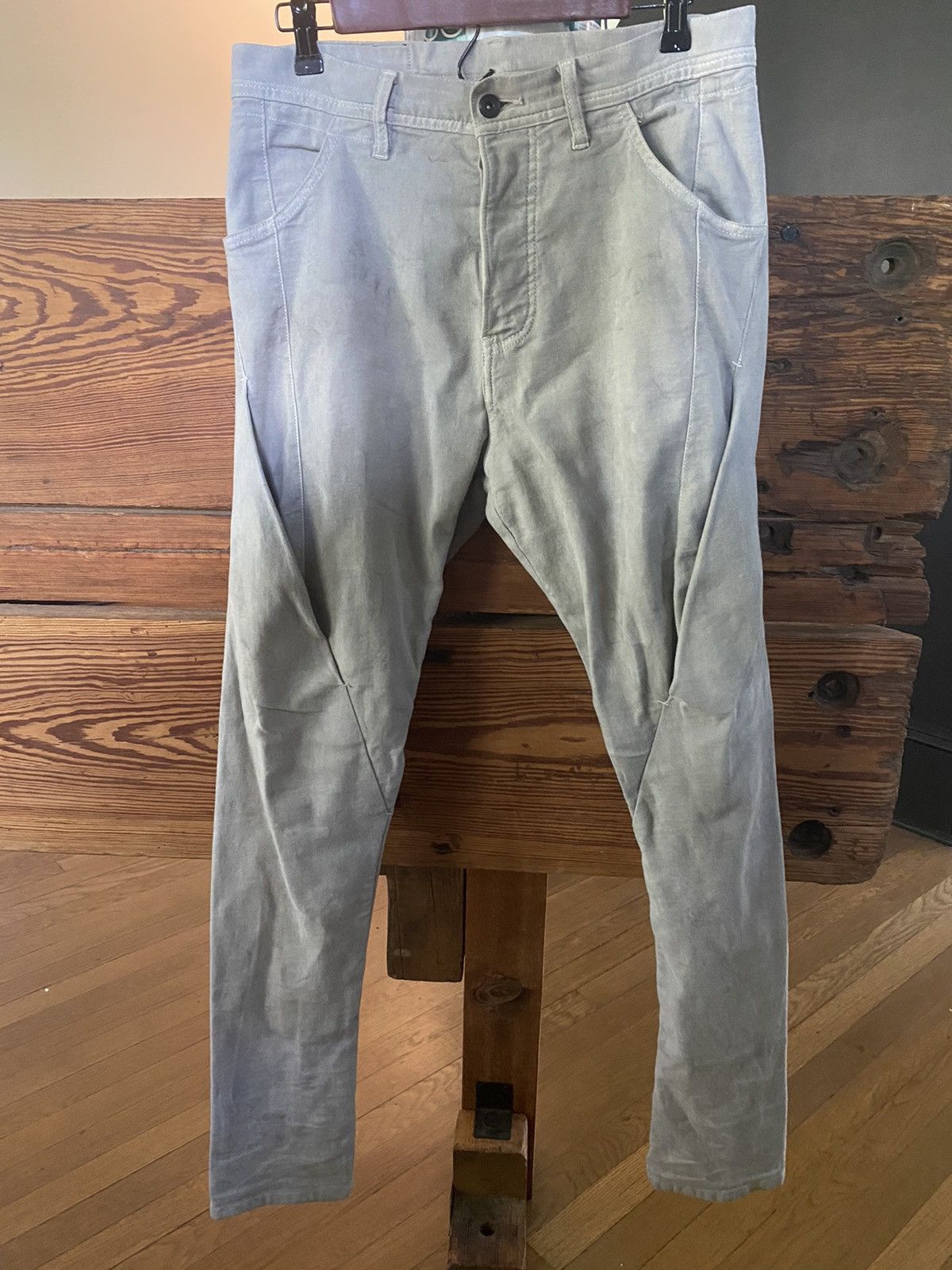 Julius SS14 ‘Ghost’ Folded Detail Stretch Denim | Grailed