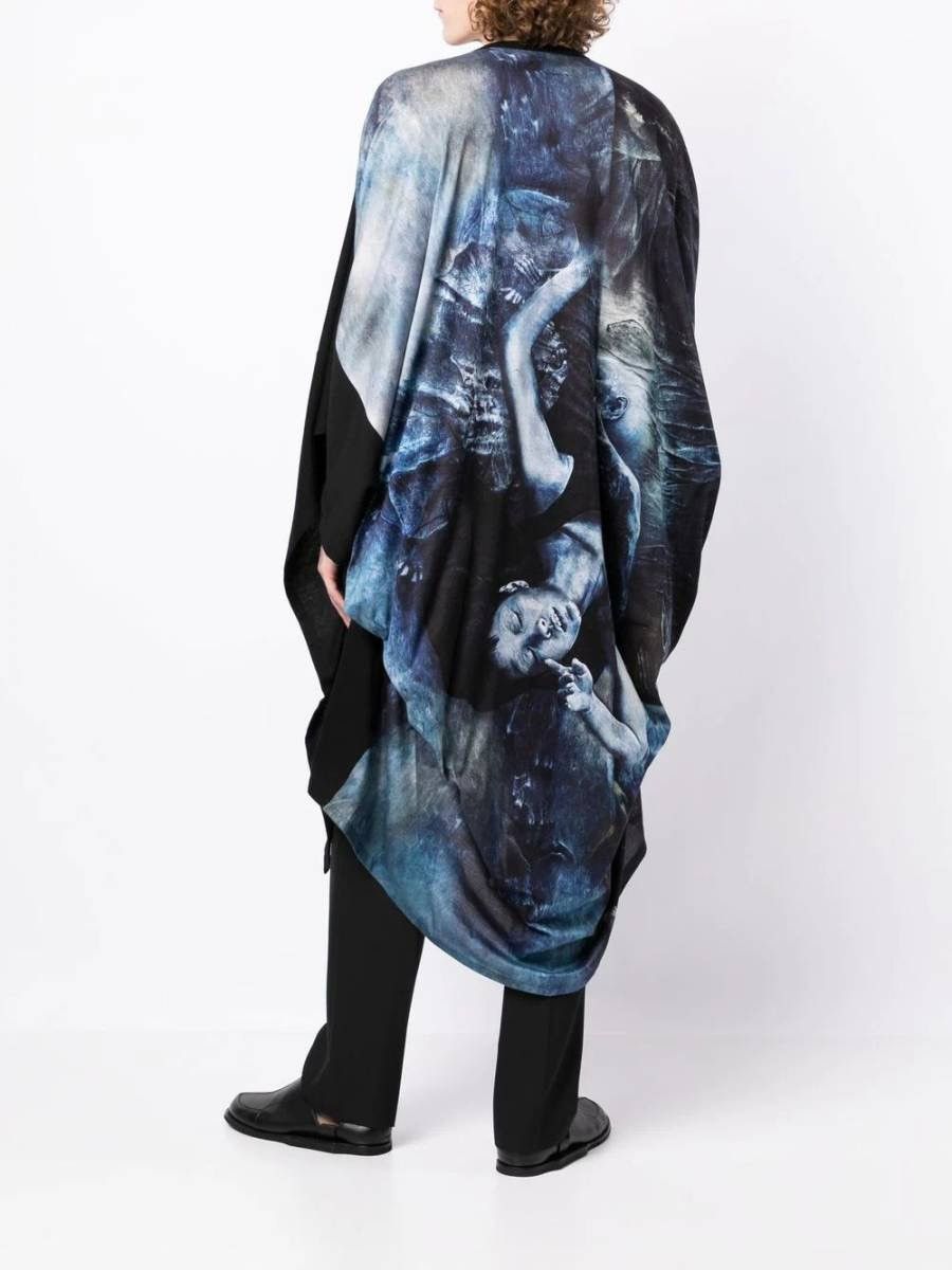 Yohji Yamamoto AW22 Cape Tee Cloak | Grailed