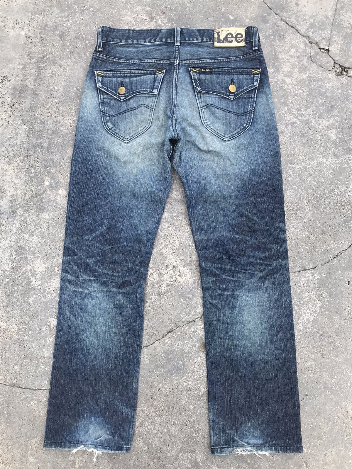 Jean × Lee × Vintage Lee Gold Label Jeans Indigo Nice Faded | Grailed