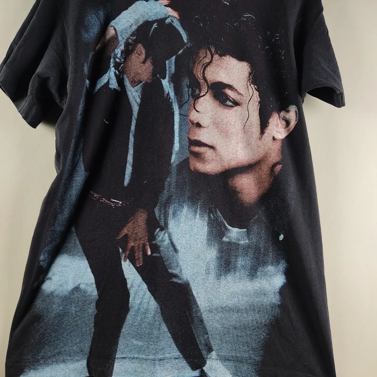 Band Tees × Michael Jackson × Vintage 1992 Michael Jackson Dangerous all over Print | Grailed