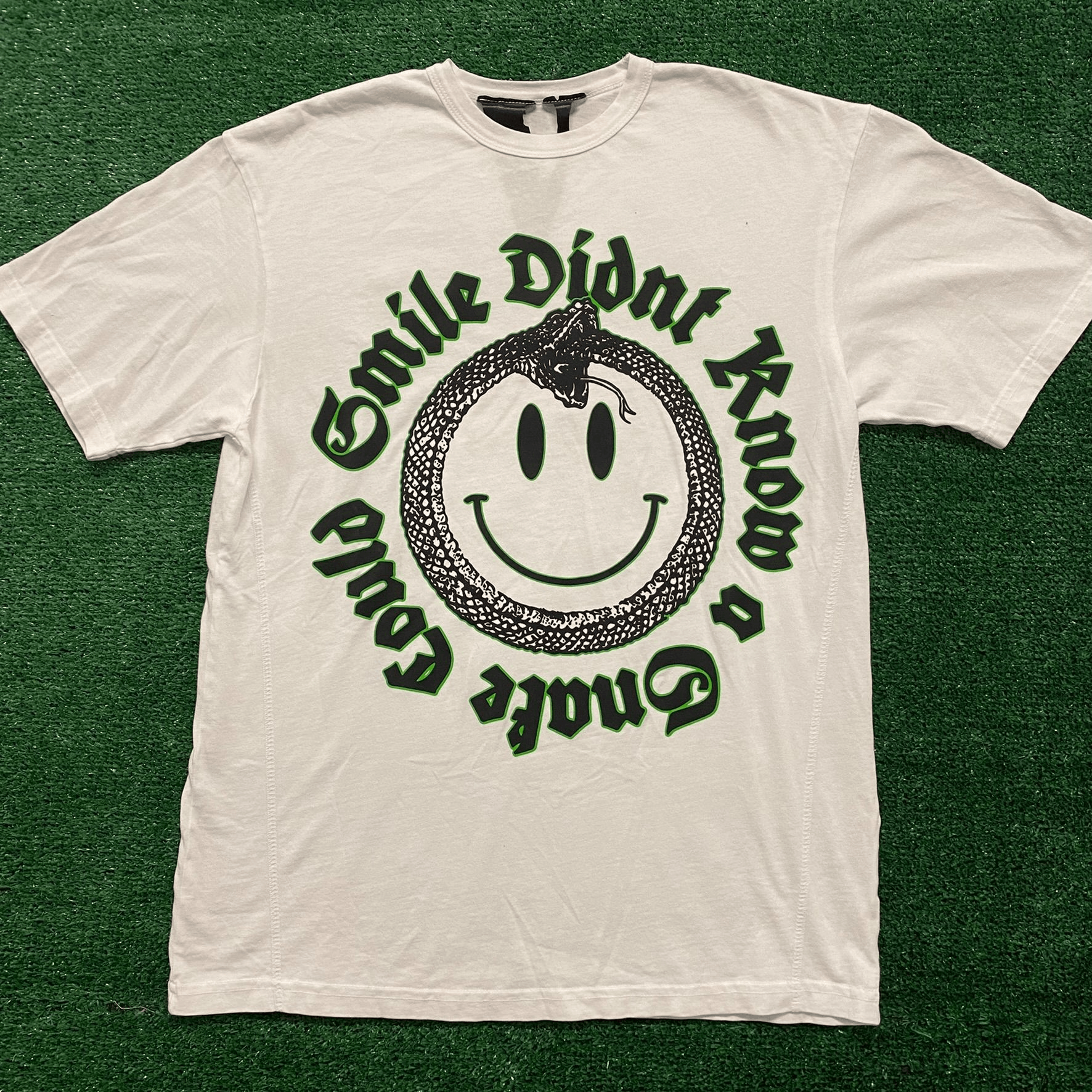 Vlone Vlone Didn't Know A Snake Could Smile T-Shirt | Grailed