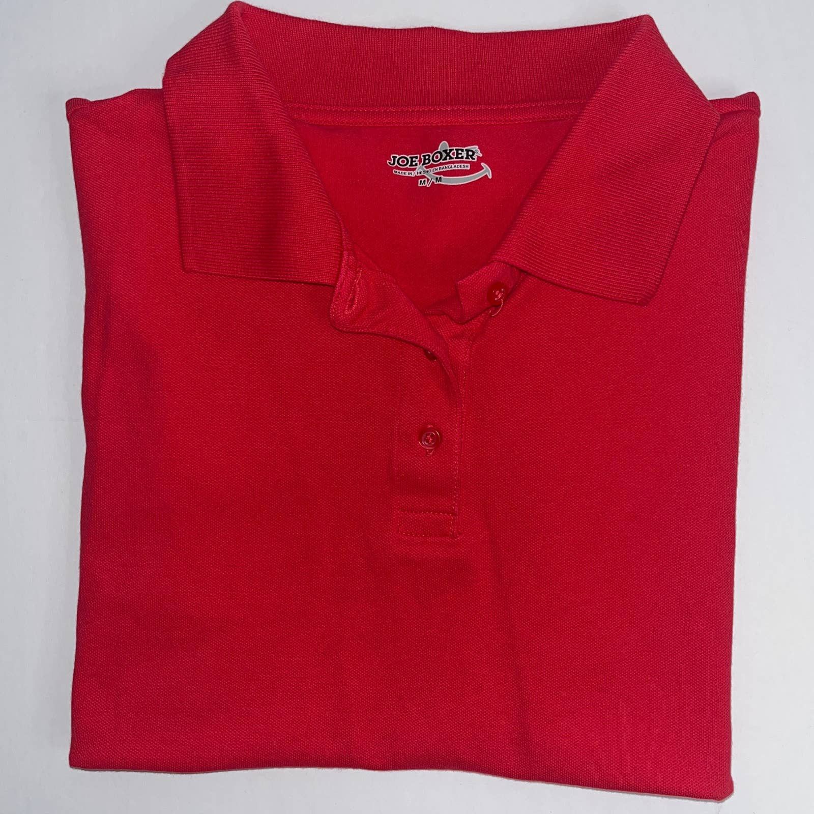Joe Boxer Joe Boxer Solid Red Polo, Medium | Grailed