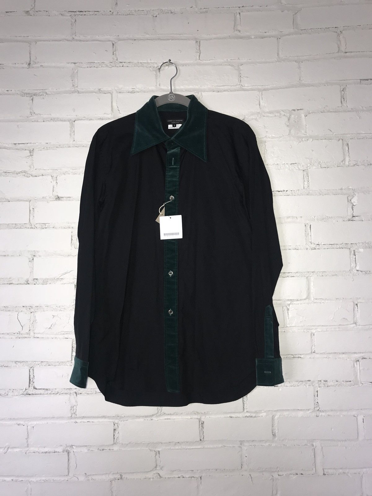 Comme Des Garcons Homme Plus CDG Homme Plus Velvet Trimmed Button Up ...