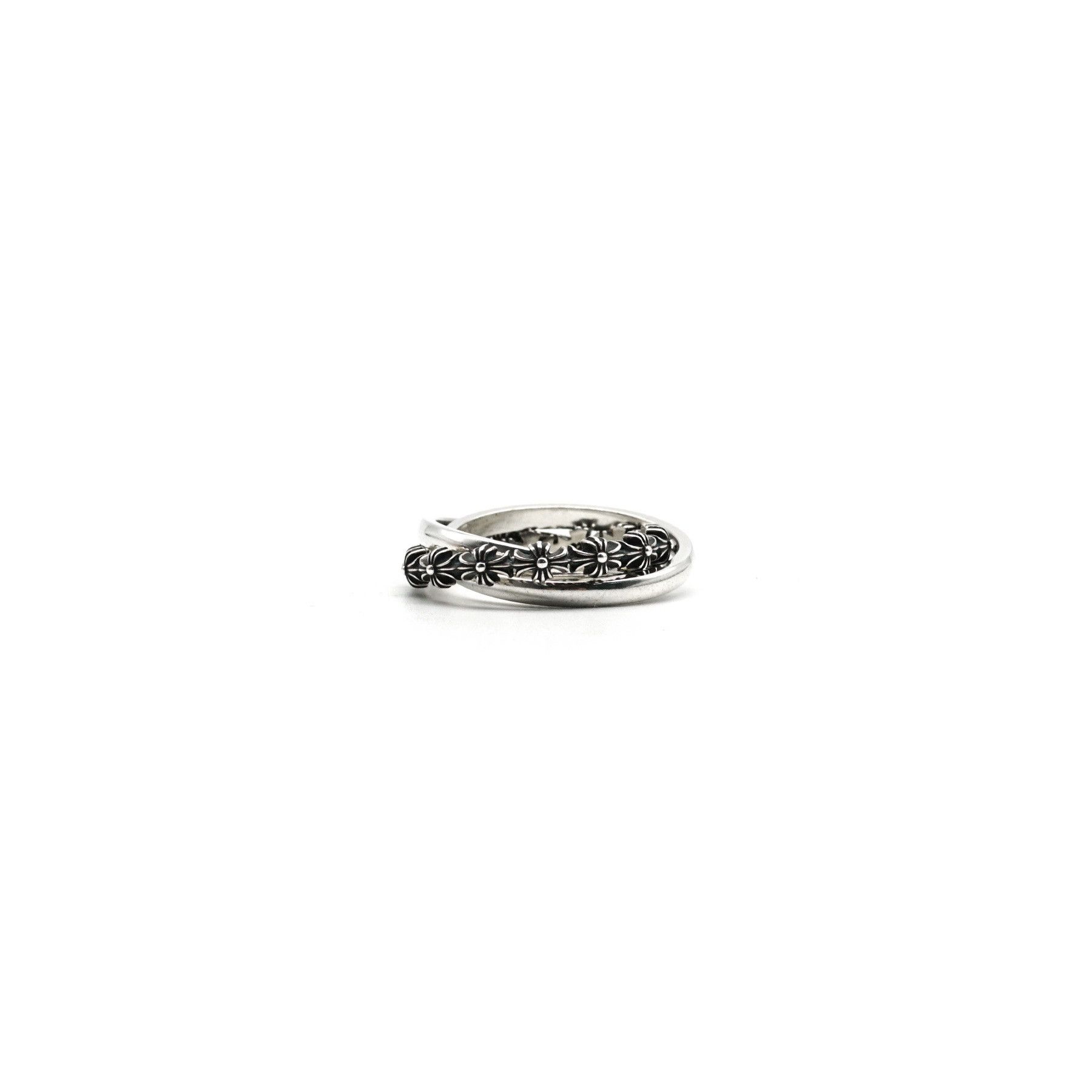 Chrome Hearts Chrome Hearts Sliver Trinity Cross Ring | Grailed