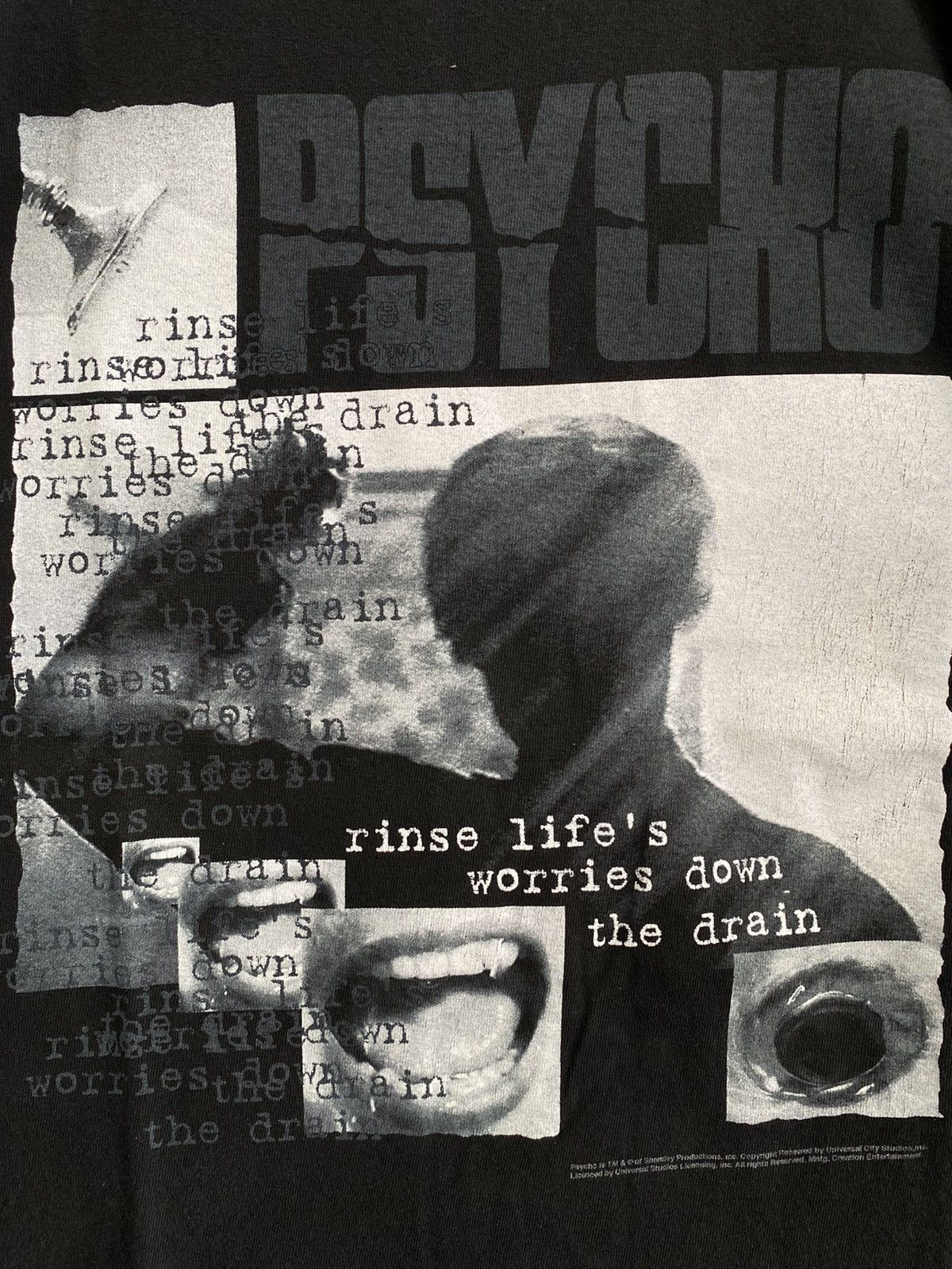 Movie × Universal Studios × Vintage Psycho Movie Vintage 00's Universal Studios Shirt | Grailed