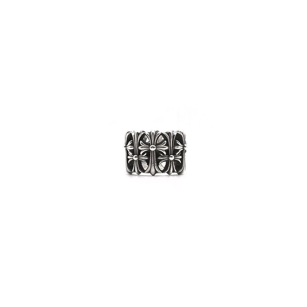 Chrome Hearts Chrome Hearts Silver Cemetery Multi Cross Ring | Grailed
