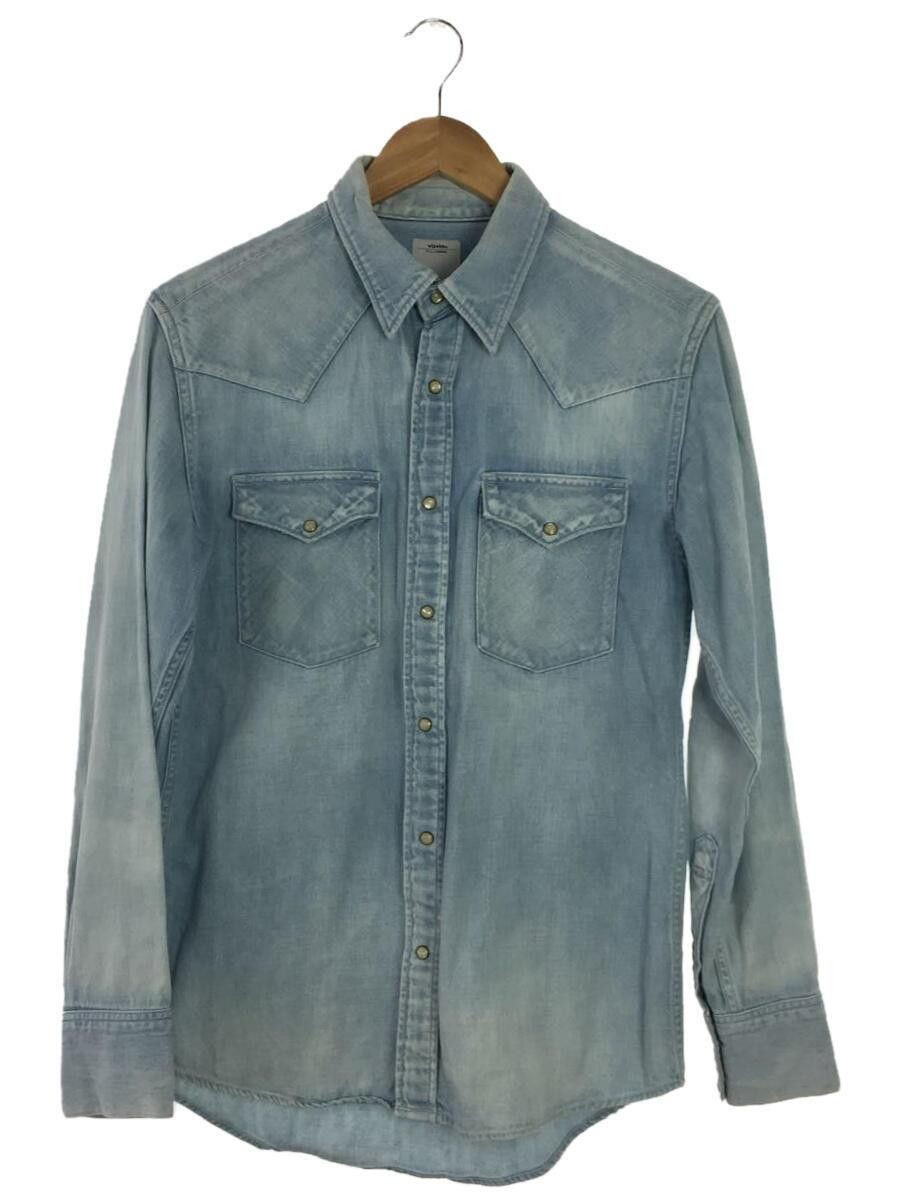 Visvim [S] Visvim 14SS Social Sculpture Denim Western Shirt indigo | Grailed