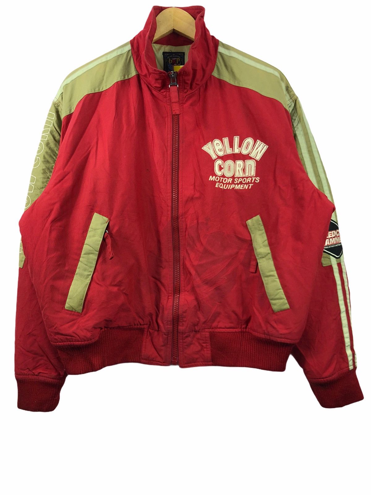 YELLOW CORN VINTAGE YELLOW CORN MOTORSPORTS SLEDGE HAMMER ISSUE JACKETS ...