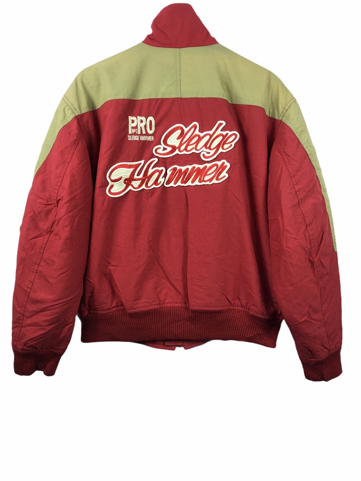 YELLOW CORN VINTAGE YELLOW CORN MOTORSPORTS SLEDGE HAMMER ISSUE JACKETS ...