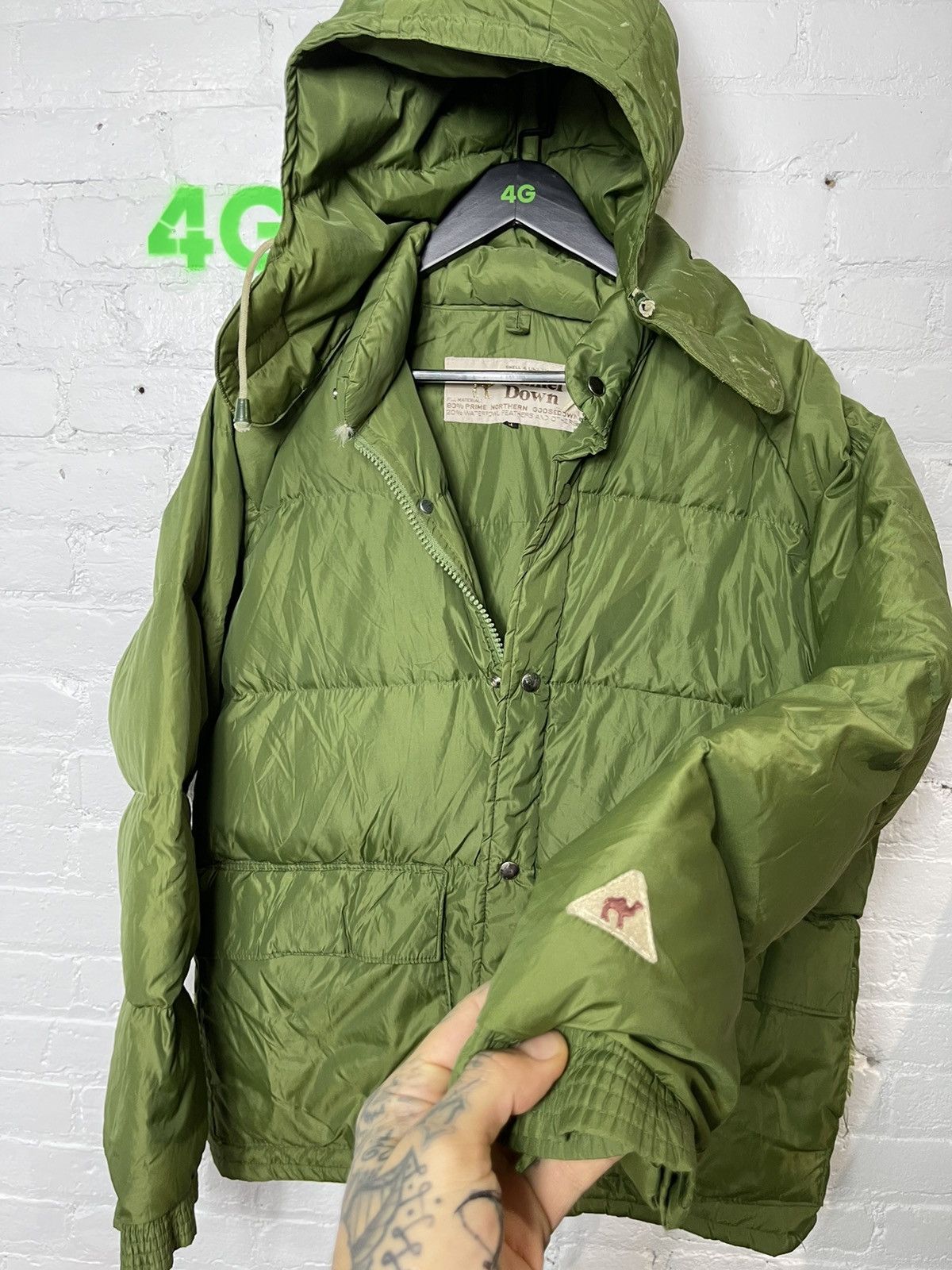 Vintage Vintage 80-90s CAMEL CIGARETTES DOWN BUBBLE JACKET | Grailed