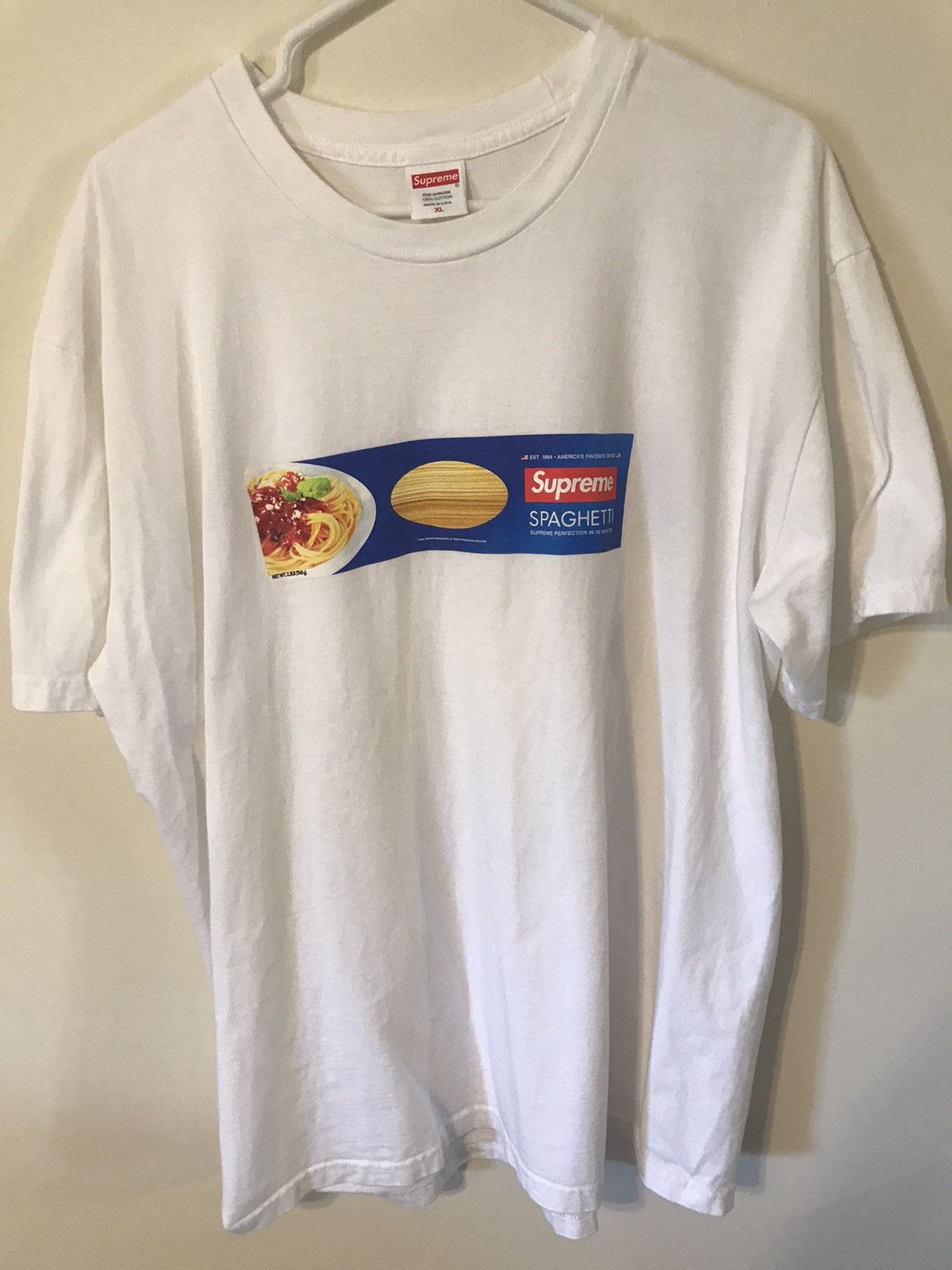 Supreme Supreme Spaghetti Tee | Grailed
