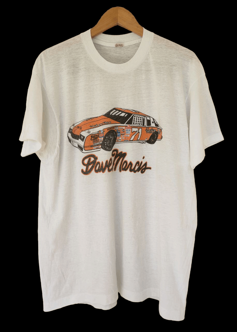 NASCAR × Racing × Vintage 80s Vintage Dave Marcis Nascar T | Grailed