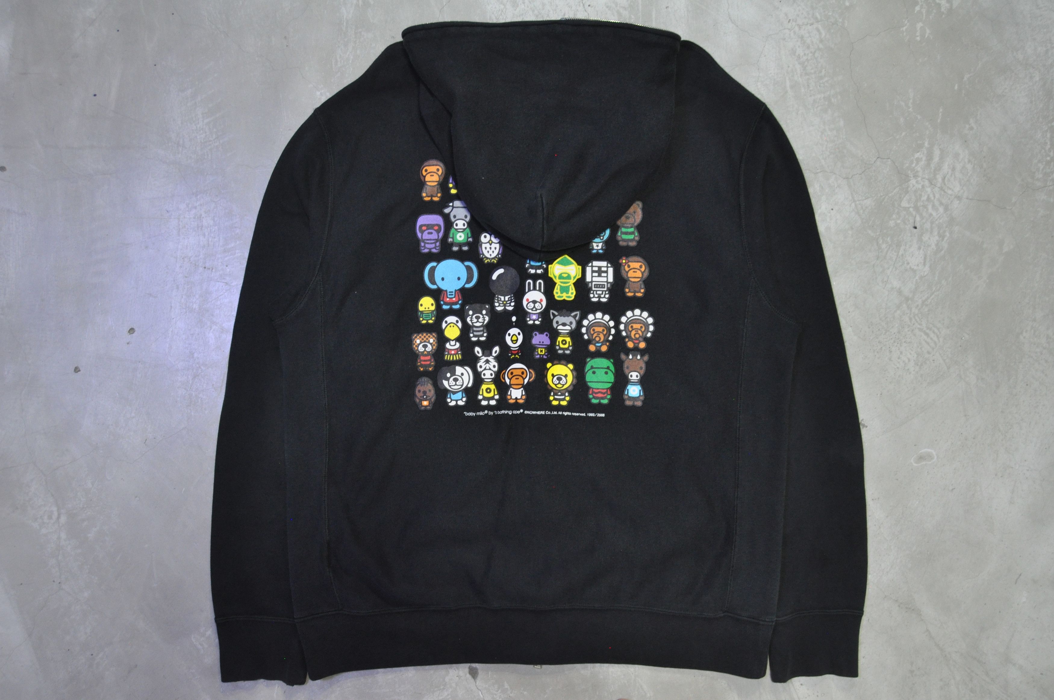Bape Bape Classics - F/W 08 - Milo A-Z Animals Full-Zip Hoodie | Grailed