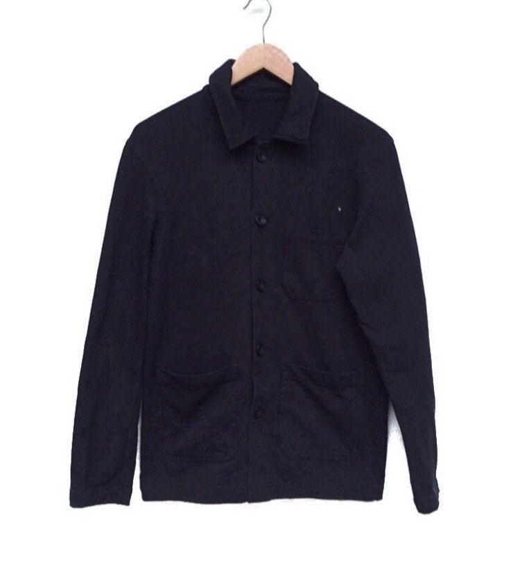 Uniqlo 🔥Uniqlo Black Button Light Jacket | Grailed