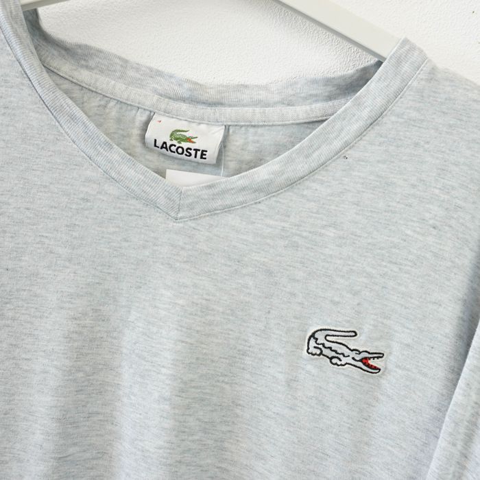 Lacoste Essential Embroidery Crocodile Logo L/S Tee | Grailed
