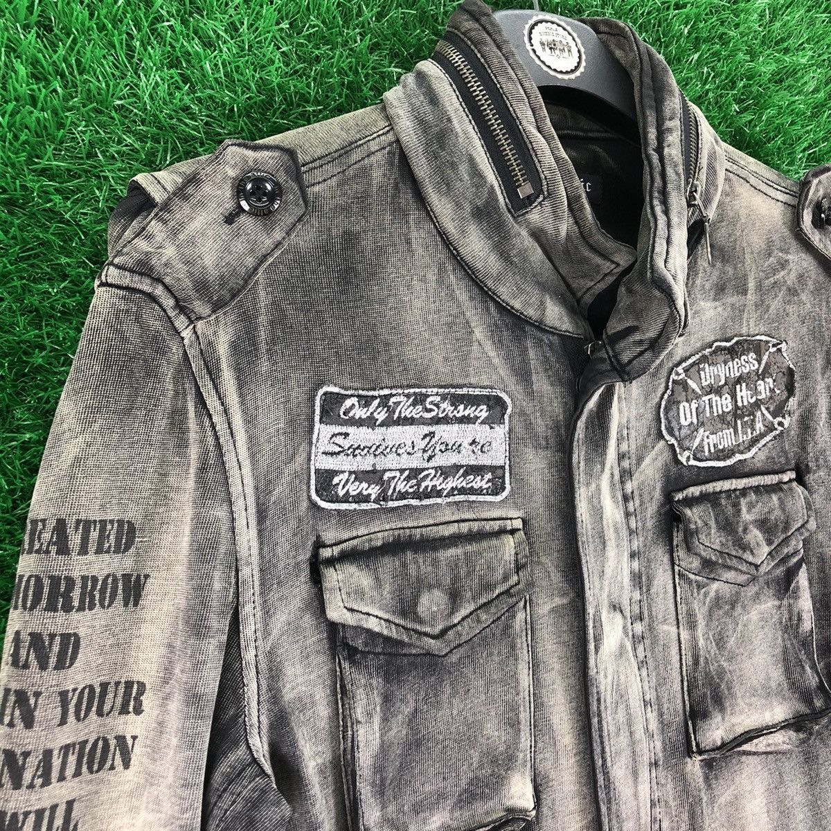 Vintage Vintage In The Attic Inspired M65 Field Jacket Punk Style | Grailed