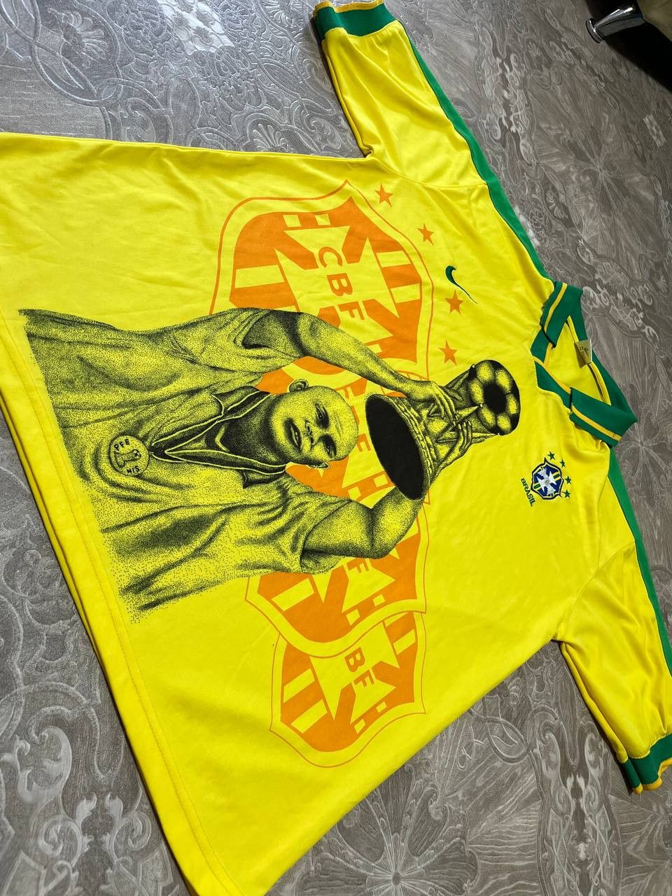 Nike × Vintage Vintage 90s 1994 Soccer Football Jersey Nike Brasil ...