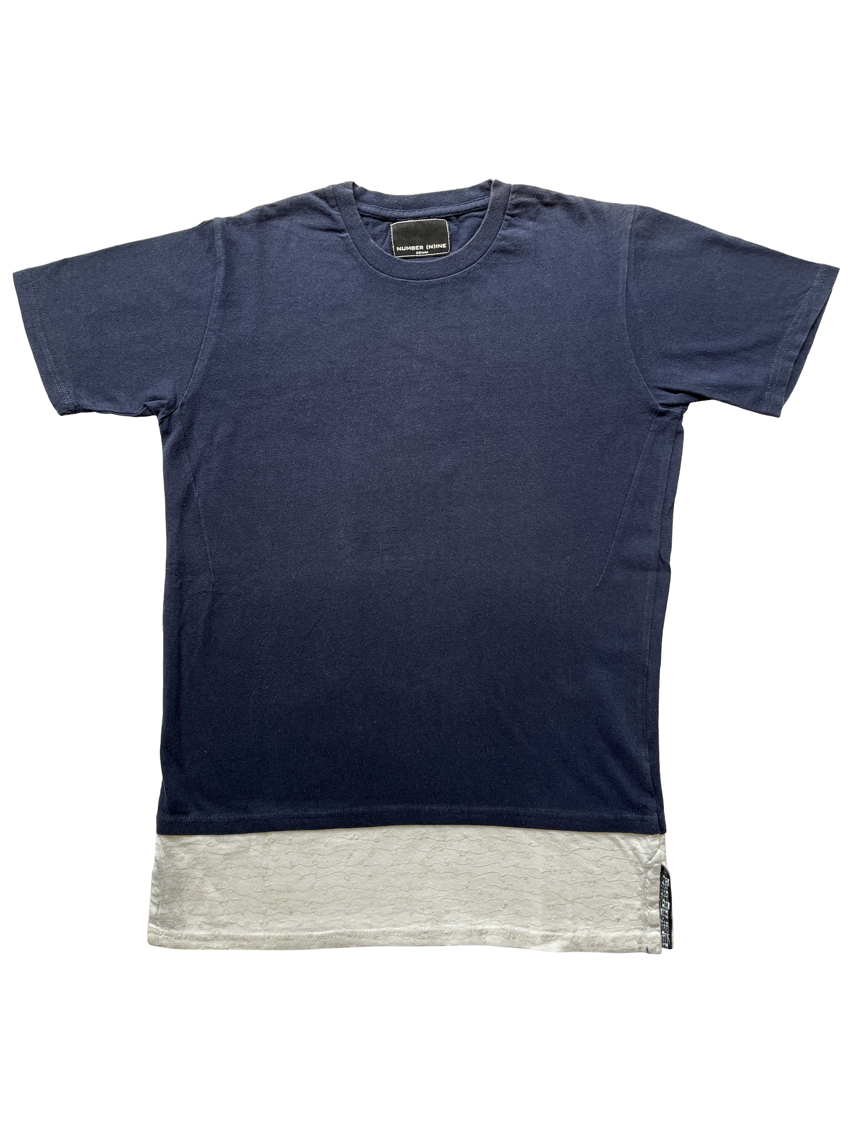 Number (N)ine ⚡️QUICK SALE⚡️Number Nine Navy with White Bottom Tshirt ...