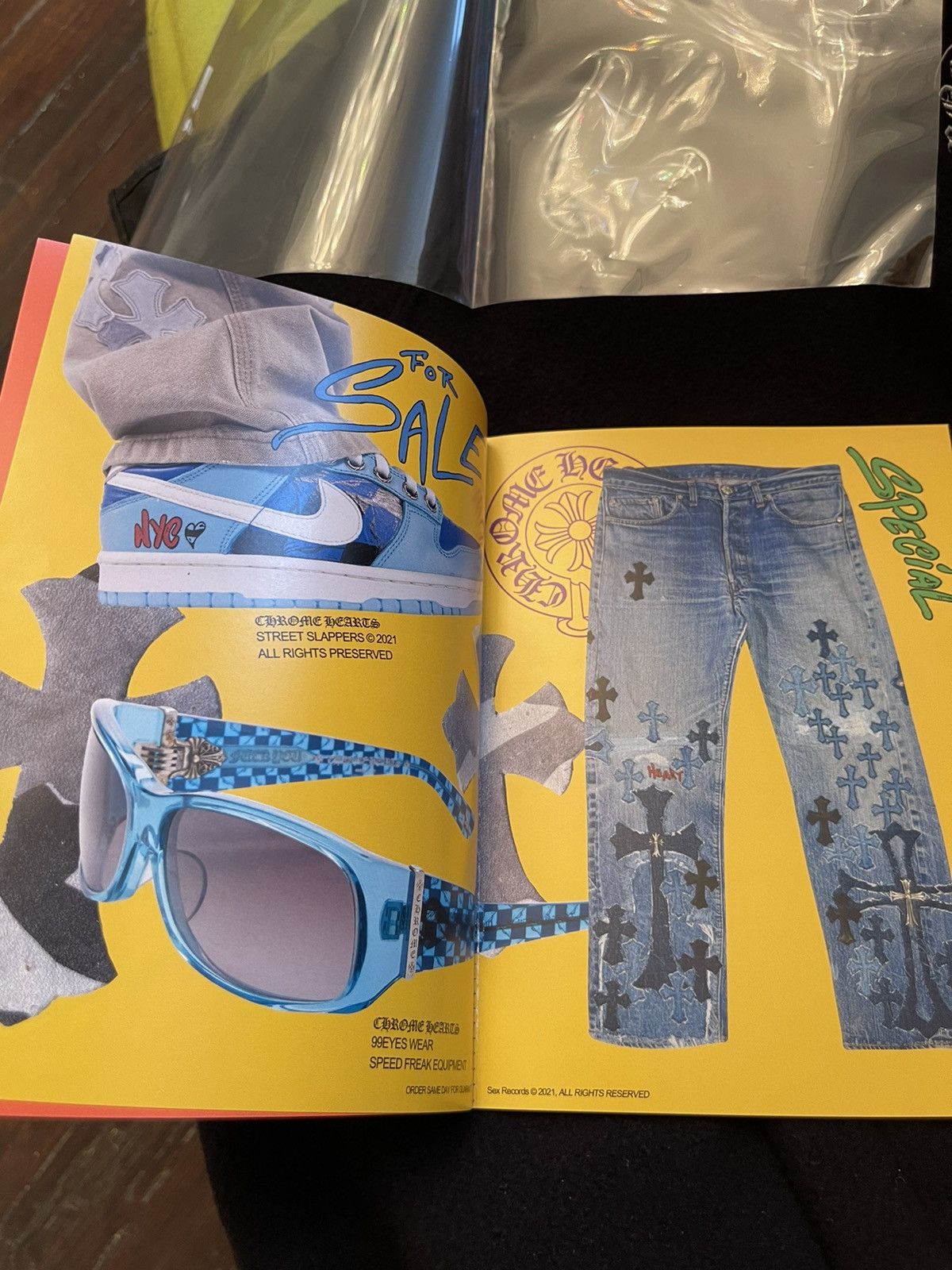 Chrome Hearts Chrome Hearts SEX RECORDS VIP INVITE MAGAZINE CATALOG ...