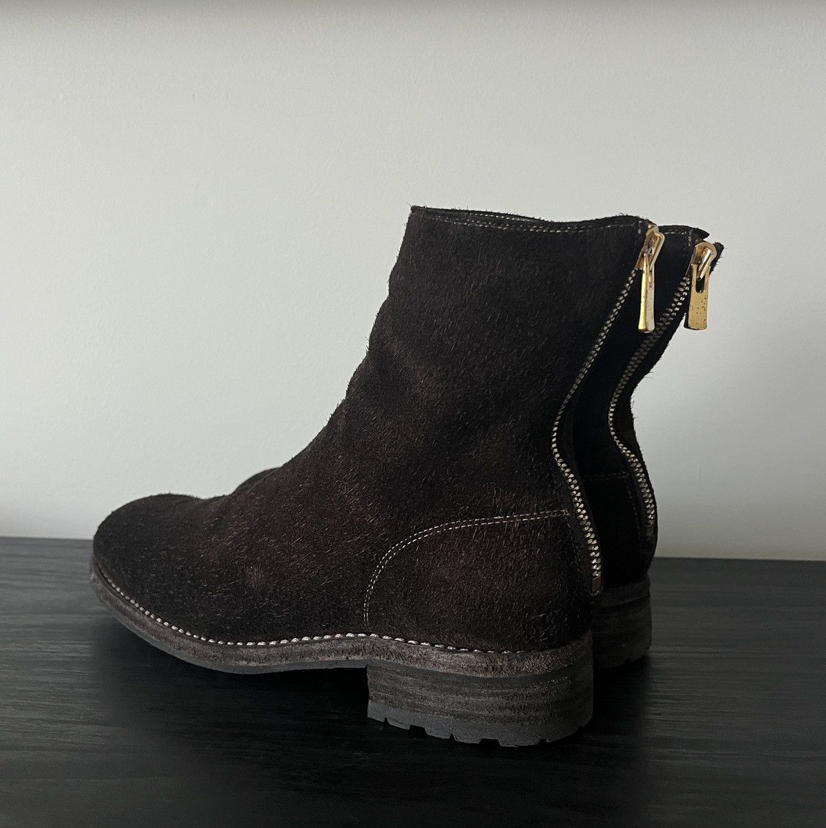 Guidi × Undercover Guidi x Undercover ‘996V’ Back Zip Boots | Grailed