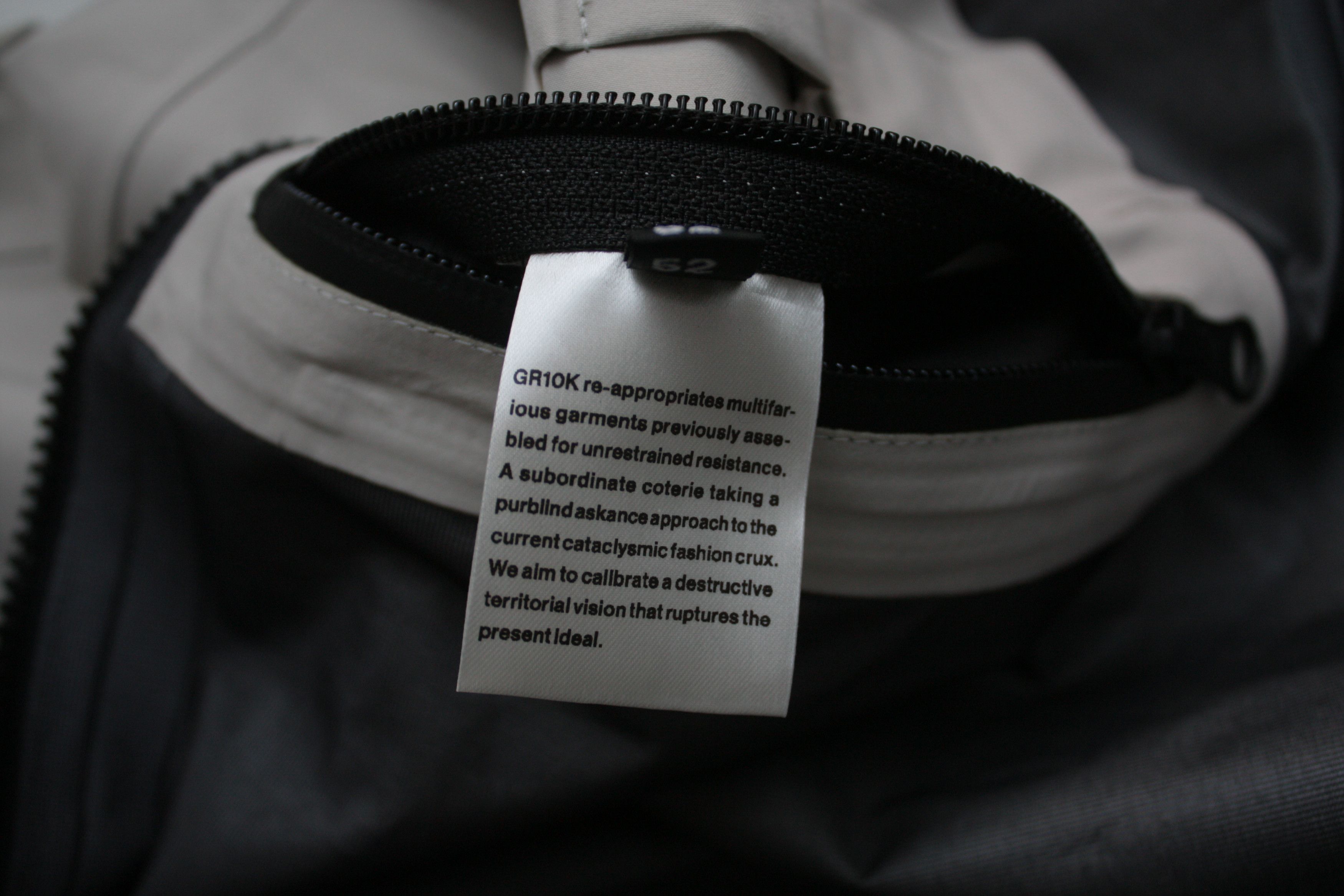 GR10K GR10K WINDSTOPPER 2WAY BLOUSON Gore-Tex | Grailed