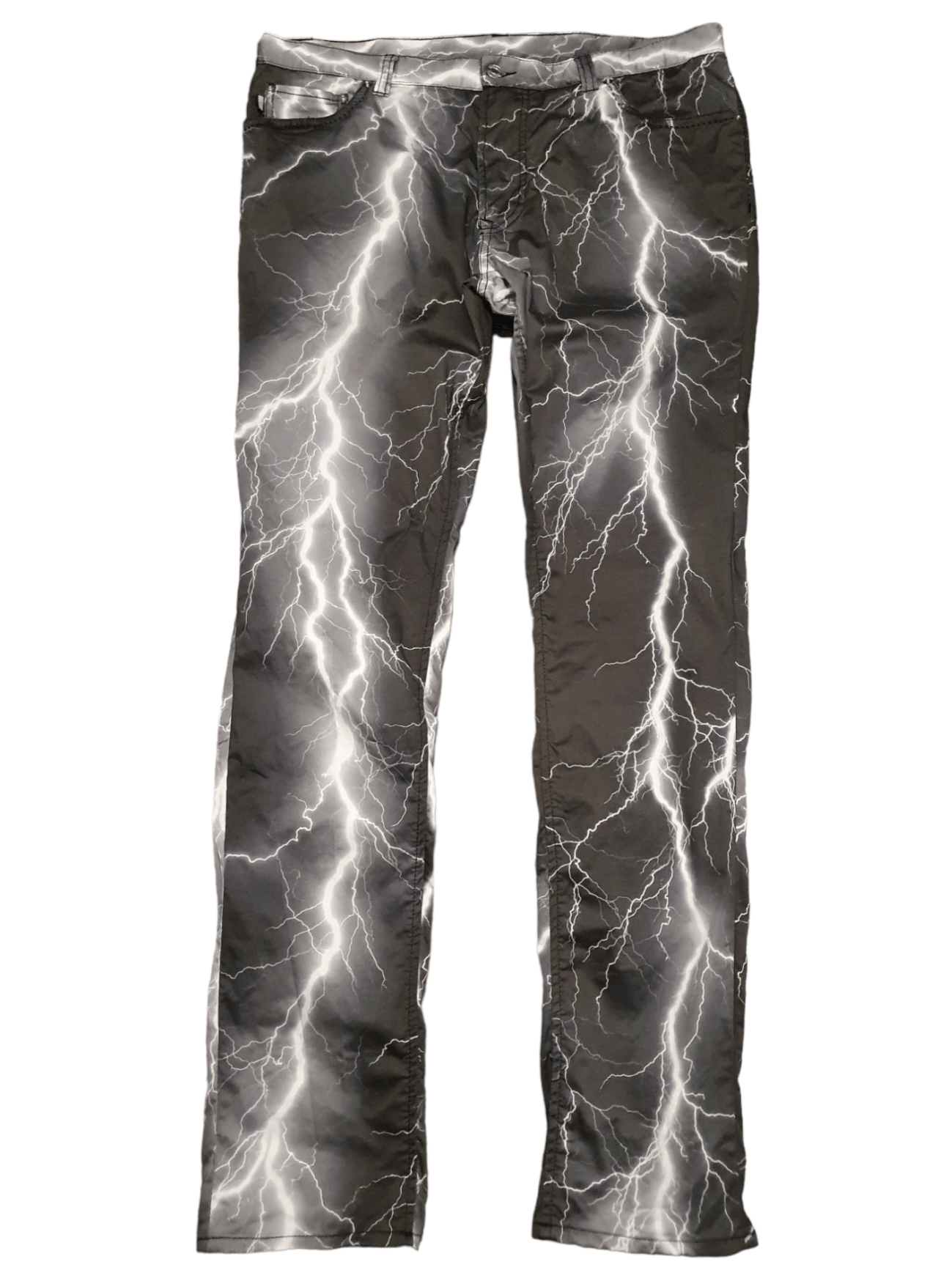 Moschino RARE Ss14 runway 30 years anniversary lightning bolt pants ...