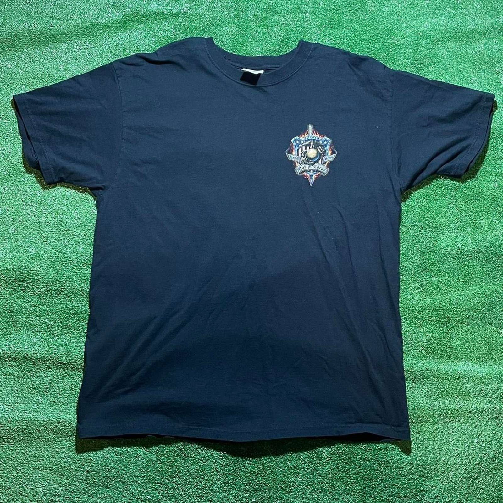 Vintage Early 2000s United States Marine Corp Tee. Sz XL. | Grailed