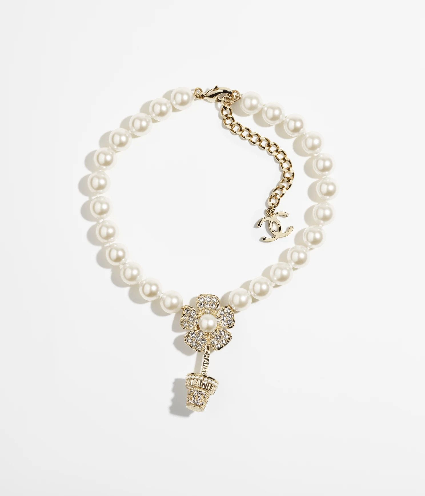 Chanel CHANEL NECKLACE PEARL COCO LOGO ABA580 B10750 NN572 | Grailed