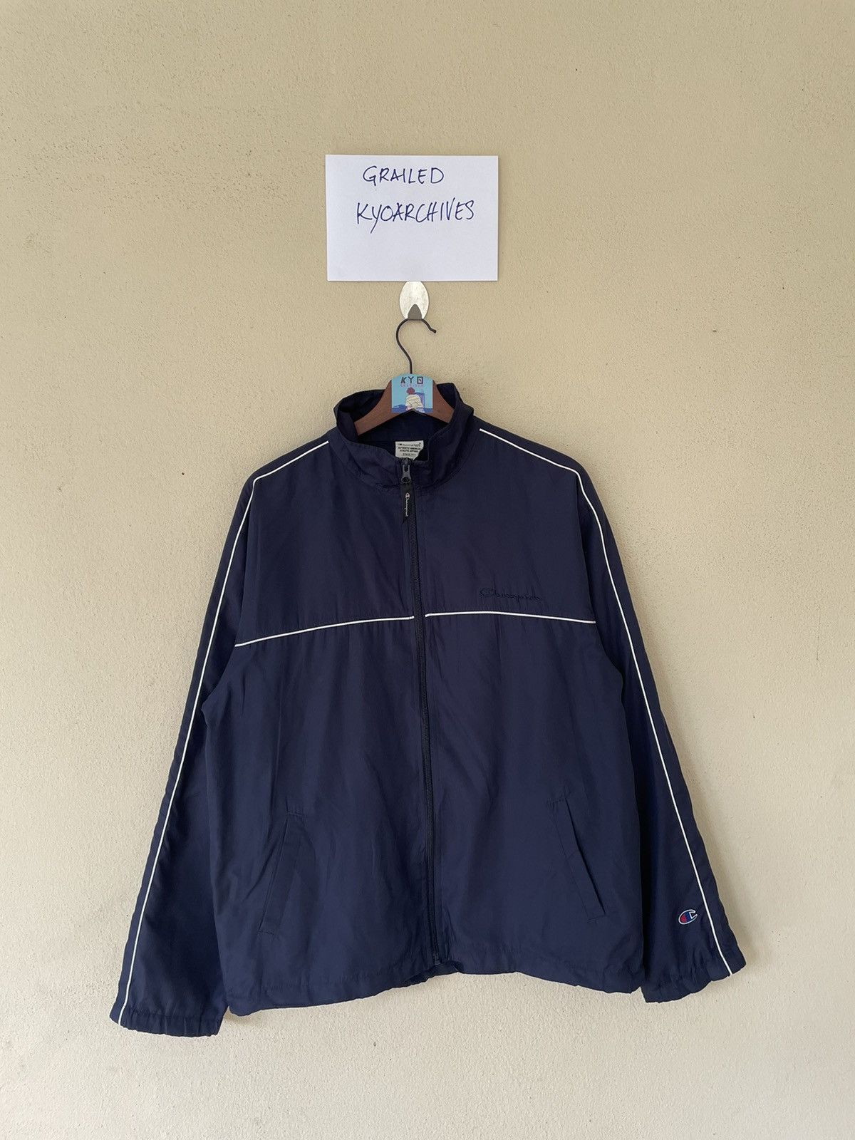 Champion VINTAGE CHAMPION WINDBREAKER | Grailed
