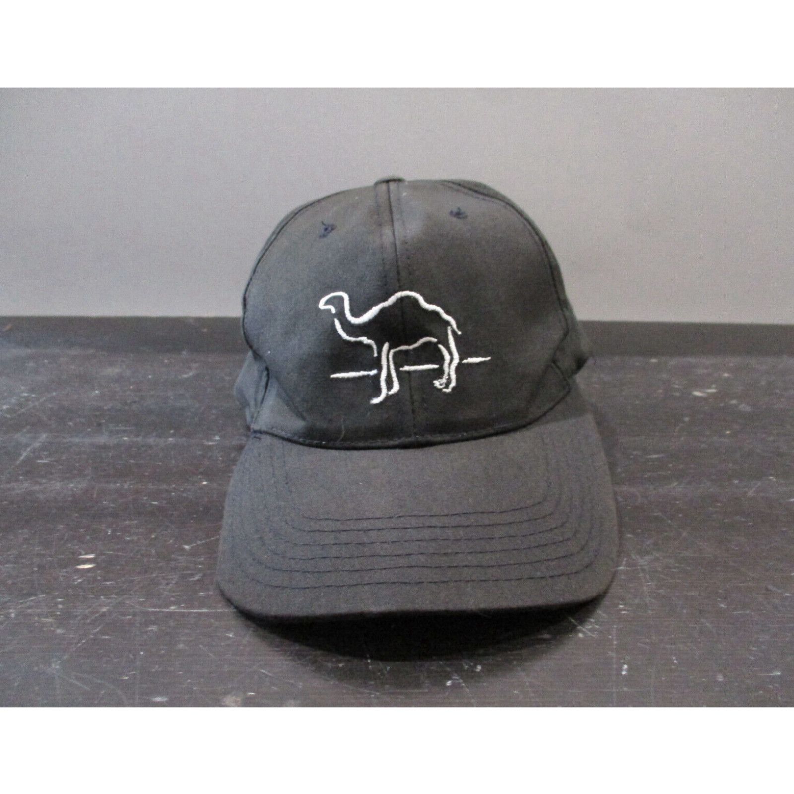 Camel VINTAGE Camel Hat Cap Snap Back Black White Cigarettes Joe Camel ...