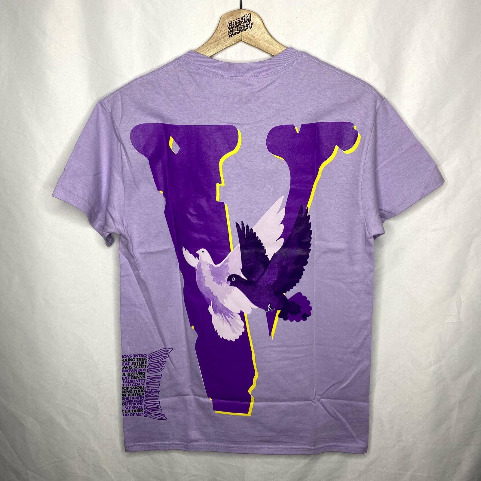 NAV × Vlone Nav x VLONE Good Intentions Doves Hip Hop Rap Tour Merch ...
