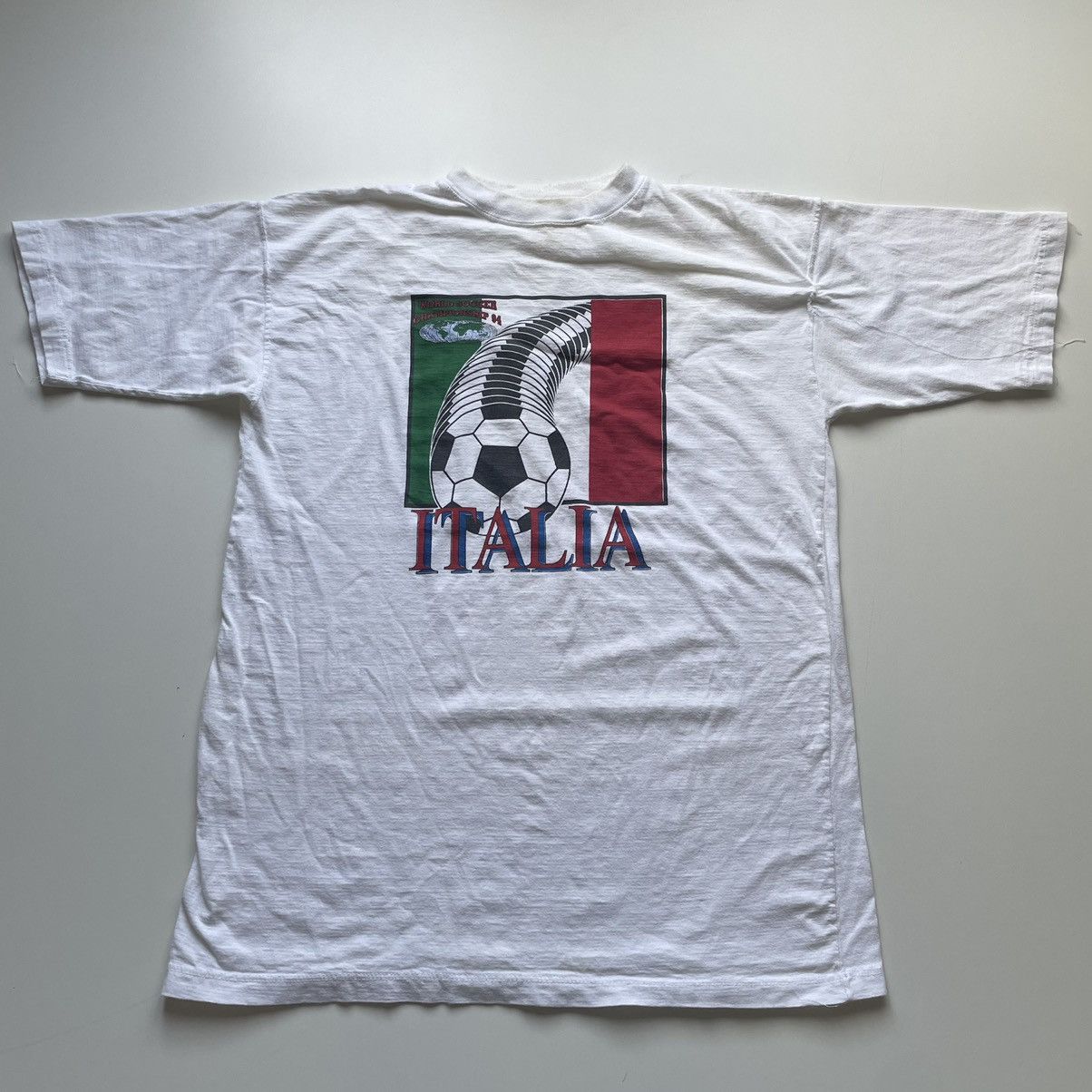 Vintage Vintage 1994 Italia Fifa World Cup promo graphic t shirt | Grailed