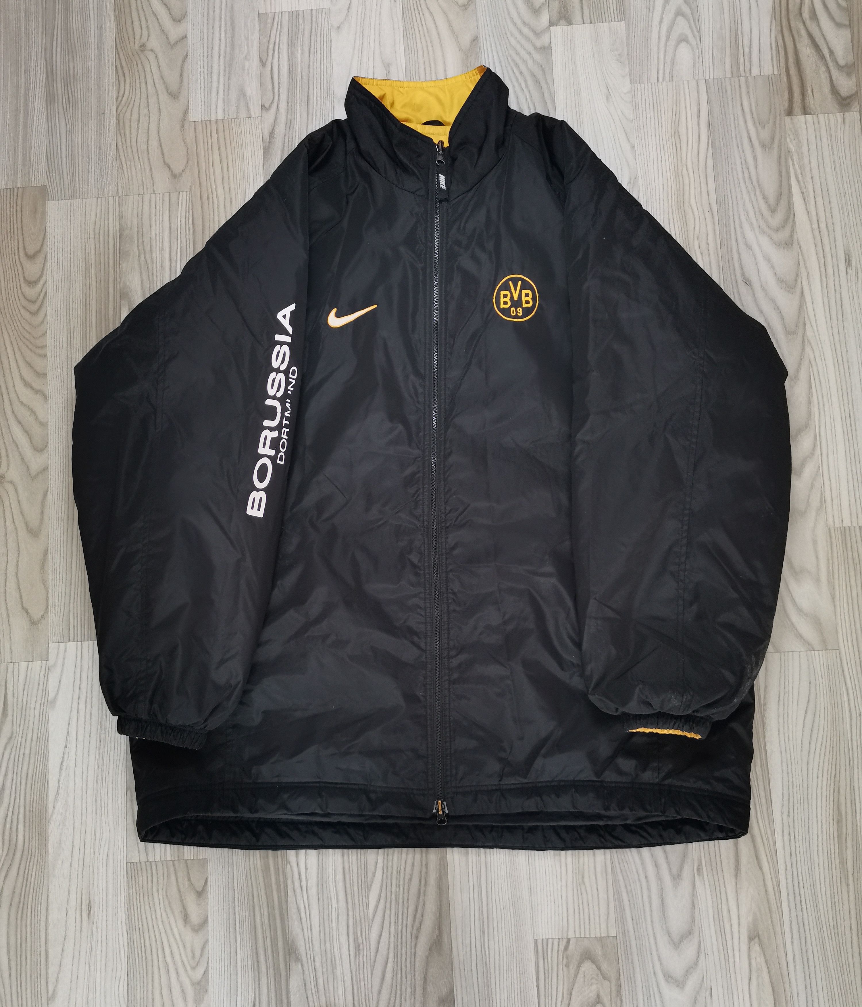 Nike × Vintage Nike & Borussia Dortmund Reversible vintage 90s Jacket 💥 ...