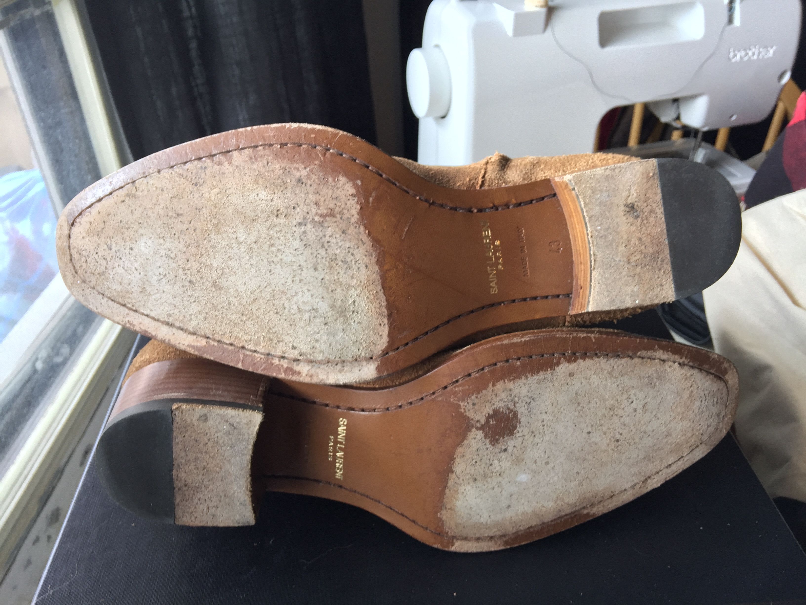 Saint Laurent Paris SLP Tan Western Wyatt boots | Grailed