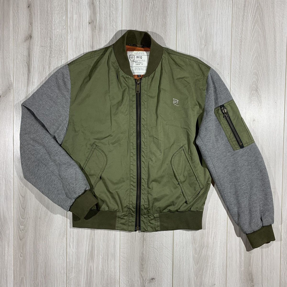 Alexander McQueen × MCQ × Ma 1 Alexander McQueen MCQ MA-1 Bomber Jacket ...