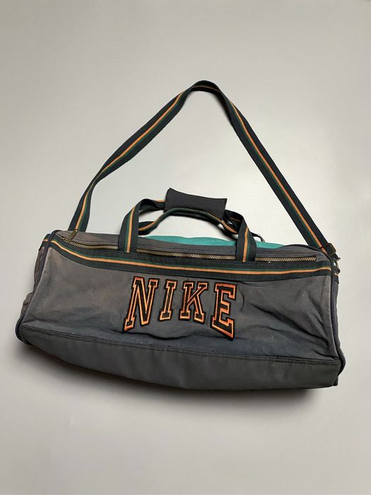Nike Nike 1980s spell out big shoulder sport bag spell out logo | Grailed